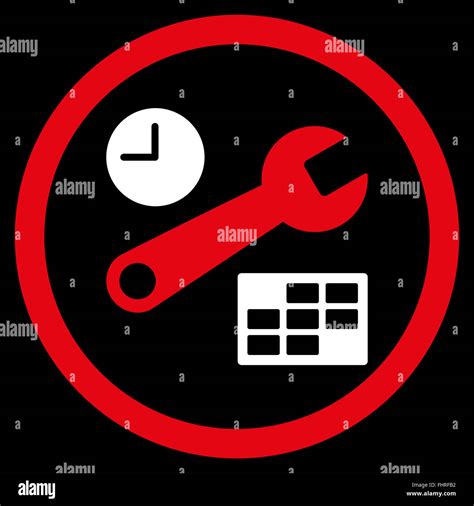 Date And Time Setup Icon Stock Photo Alamy
