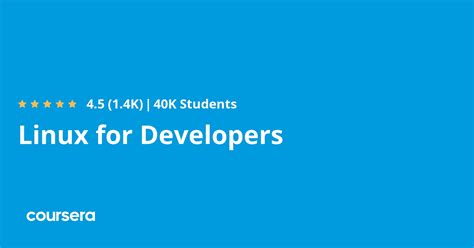 linux for developers coursera