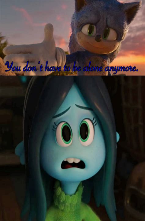 Sonic Reaches Out To Ruby Gillman By Mrzoomtastic On Deviantart