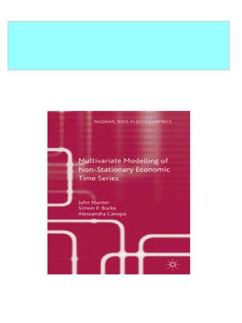 Instant Download Multivariate Modelling Of Non Stationary Economic Time