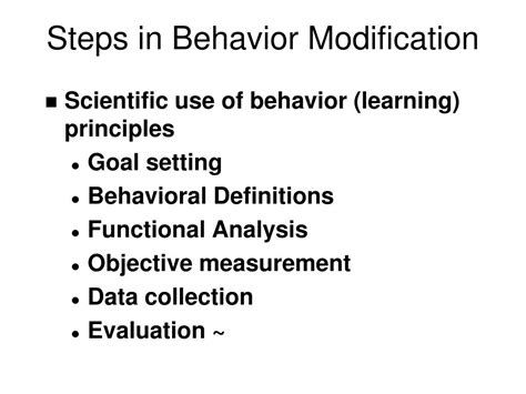Ppt Behavior Modification I Powerpoint Presentation Free Download Id211170