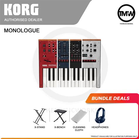 Korg Monologue 25 Key Analog Synthesizer Keyboard Tmw
