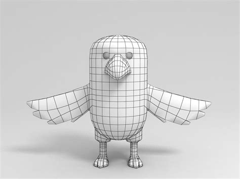 조작 된 독수리 캐릭터 3d 모델 14 Obj Max Fbx Free3d