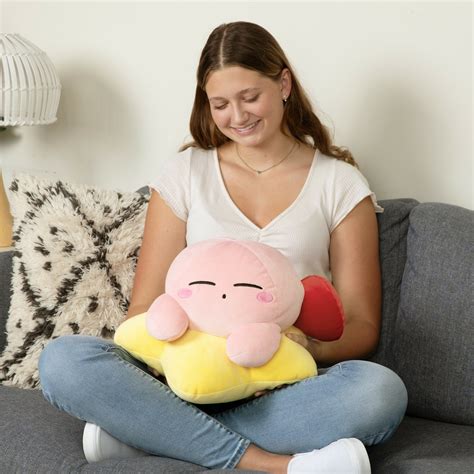 Club Mocchi Mocchi Kirby™ Hovering Kirby Mega Plush Toy 15 Inch