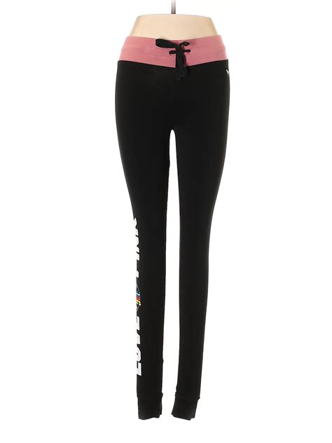 Victorias Secret Pink Solid Black Leggings Size Xs 69 Off Thredup