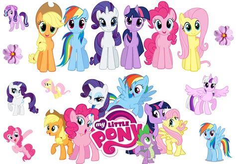Tatuaże Zmywalne Dla Dzieci Kucyki Pony Bajka 13215092504