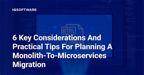 Monolithic To Microservices Migration Roadmap Steps