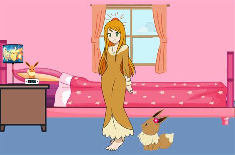 Pokemon Quest Emilys Eevee Nightgown By Willdinomaster55 On Deviantart