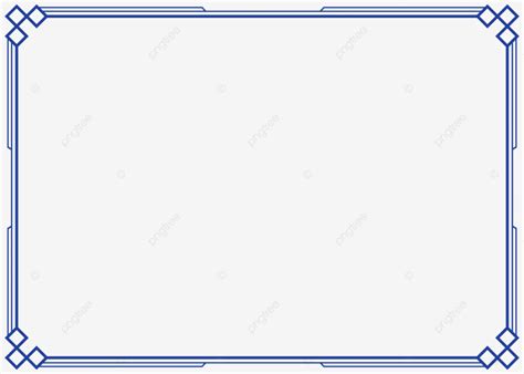 Certificate Border Frame Vector Borders Certificate Frame PNG And Vector With Transparent