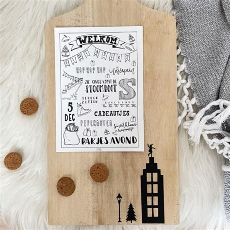 Sinterklaaskaartjes Set Van 4 Liefs Van Cindy