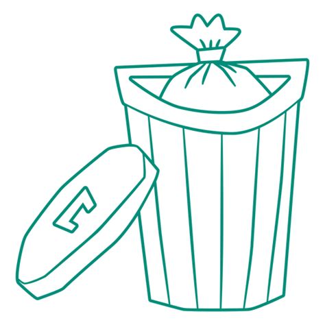 Trash Can Stroke Icon Png And Svg Design For T Shirts