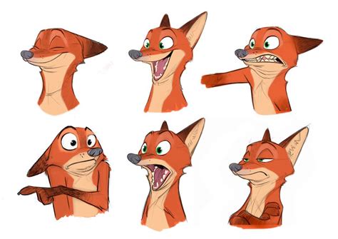 Nick Wilde Zootopia Drawing Reference And Sketches For Artists