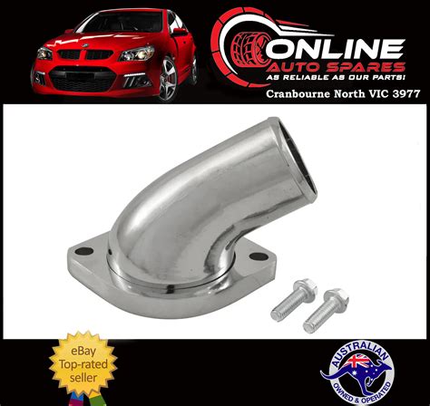 Gm Ls1 Ls2 Lsx Chrome Thermostat Housing Swivel 360 Degree Bolts Seal