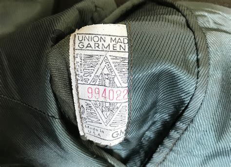 US Army WW2 Officer Coat Dark Olive Drab Gabardine Jacket