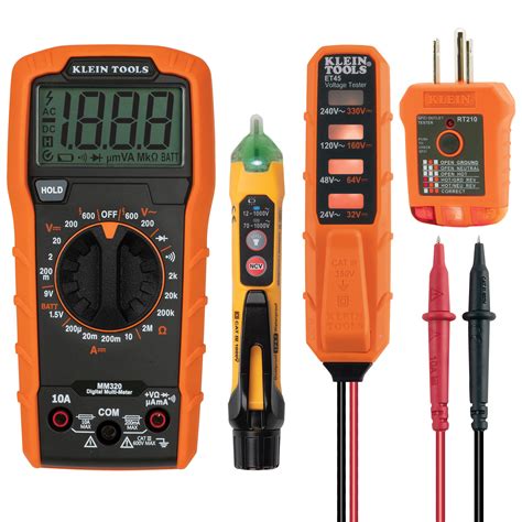 Kit De Prueba Eléctrica De Multímetros Digitales Mm320kit Klein Tools