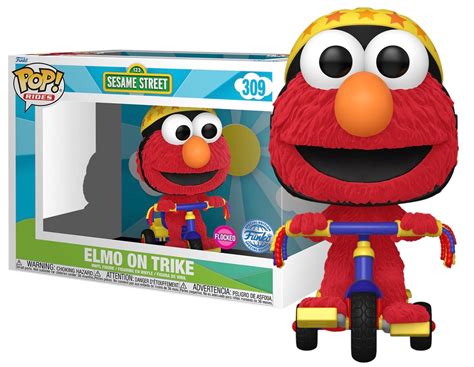 Sesame Pop Rides N° 309 Elmo On Trike Fl