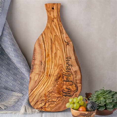 Monogram Cutting Board Forest Decor