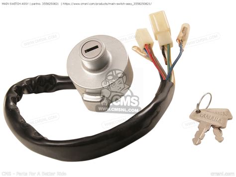 3558250821 Main Switch Assy Yamaha Buy The 355 82508 21 00 At Cmsnl