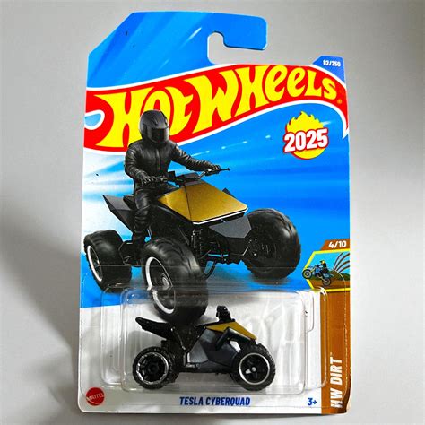 Hot Wheels N Case Tesla Cyberquad 82250 2025 Edition Hyx91 N7