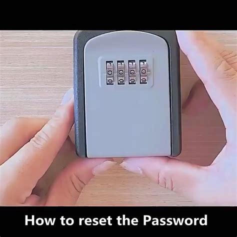 Wall Mount Key Safe Box Numbering Lock Key Storage Lock Box 4 Digits Password Locker Key Locker