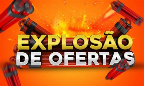 Premium Psd 3d Stamp Explosion Of Offers In Brazil For Composition