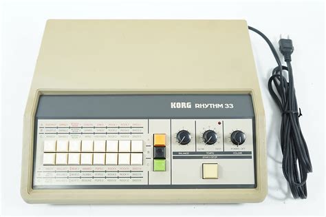 Korg Kr 33 Vintage Analog Rhythm Box Drum Machine Kr33 Reverb Canada