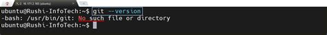 How To Install And Uninstall Git On Linux Ubuntu Os Rushi Infotech