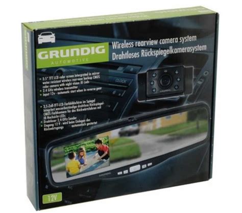 Безжична система за камера за заден ход с 3,5" дисплей Grundig гр ...