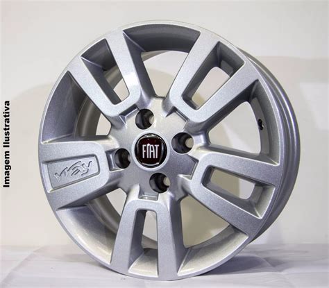Rodas Fiat Uno Way R13 Aro 14x6 0 Prata R 1 099 00 Em Mercado Livre