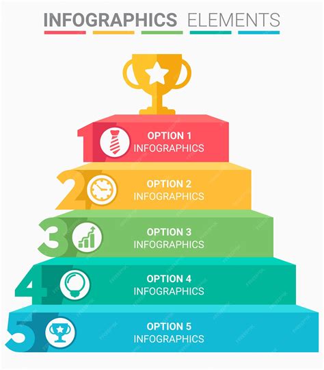 인포 그래픽 요소 프리미엄 벡터