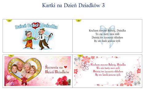 Kartki z życzeniami na Dzień Babci i Dziadka Bydgoszcz
