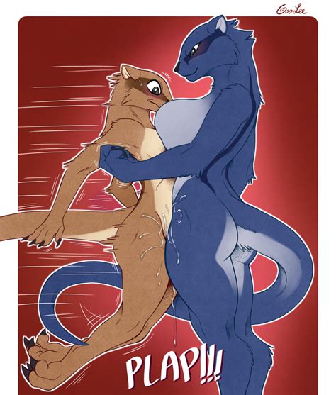Rule 34 Ambiguous Species Anthro Big Breasts Blue Body Blue Fur