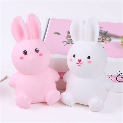 Tonglefun Rabbit Eva Ball，mochi Squishy Toys Squishies Fidget Stress