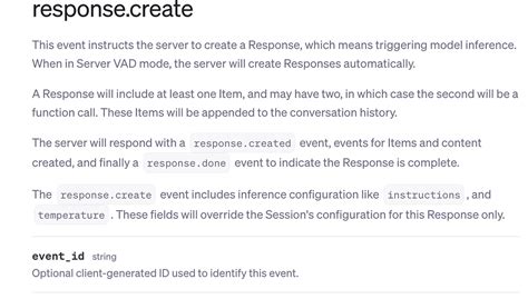 [realtime api] client generated event id not being persisted api