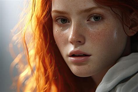 Premium AI Image A Close Up Of A Woman