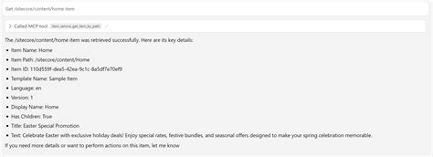 sitecore mcp server try it by yourself