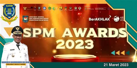 Penjabat Bupati Sarmi Hadiri Spm Awards Tahun 2023 Kabupaten Sarmi