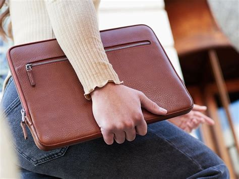 Good Wilhelm Friedrich Classic Macbook Sleeve Has An Elegant Design With A Wide Opening Gadget