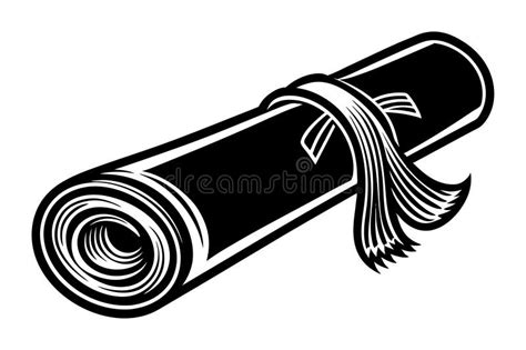 Scroll Paper Icon Vector Stock Vector Illustration Of Logo 347941269