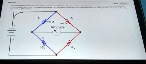 solved the following wheatstone bridge circuit is used to measure