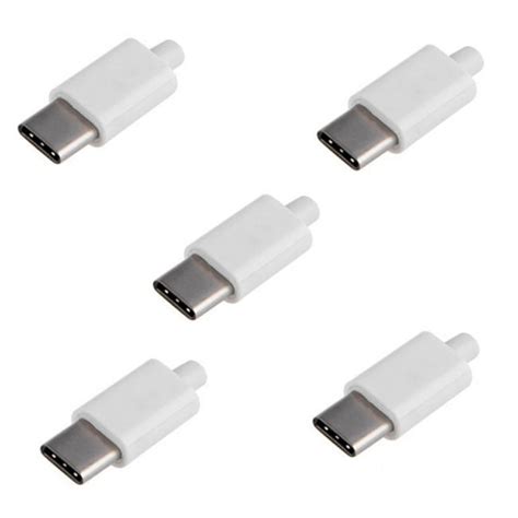 CY 5set DIY 24pin USB 3 1 Type C USB C Male Plug Connector SMT Type With 3 5mm SR And Housing