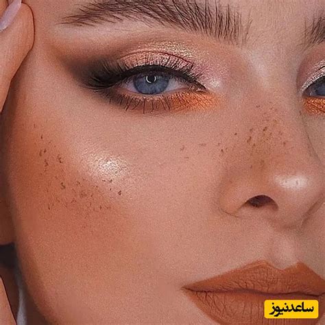 جذاب ترین مدل های آرایش دخترانه ترند با تم نارنجی و پاییزی چند نمونه