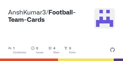 Github Anshkumar Football Team Cards