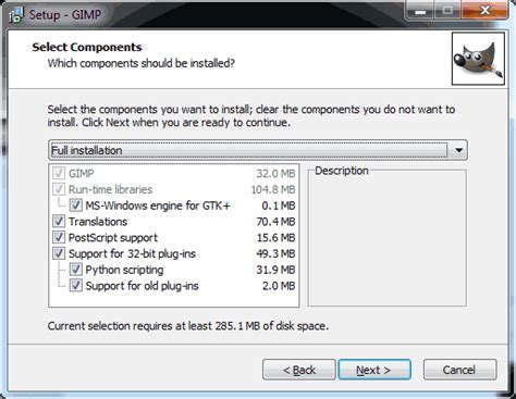 GIMP Using Thermal Printed Labels S Config