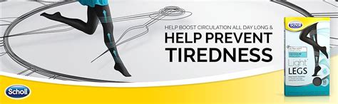 Scholl Light Legs Compression Tights For Women 60 Denier Black