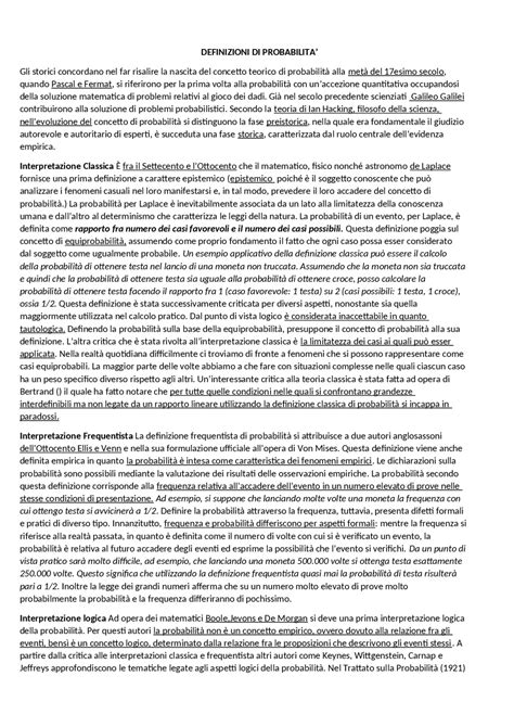 Domande E Risposte Esame Statistica Schemi E Mappe Concettuali Di