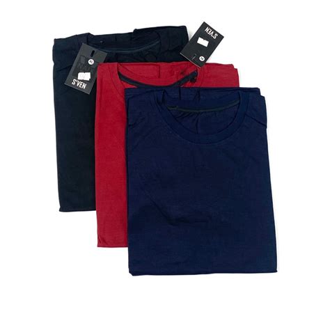 Jual Kaos Oblong Polos Lengan Pendek Dewasa Unisex Santai Hitam Seragam XL Shopee Indonesia