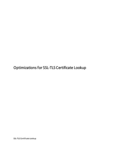 Ssl Certificates The Cornerstone Of Secure Digital Interactionspdf