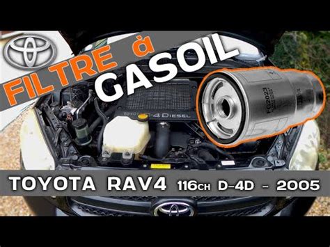 Cómo Reemplazar El Filtro De Diésel Del Toyota Rav 4 20 D 4d Toyota