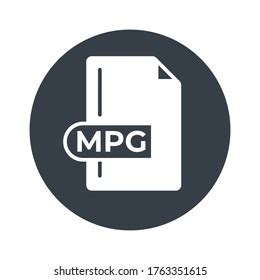 Mpg File Format Icon Mpg Extension Stock Vector Royalty Free 1763351615 Shutterstock